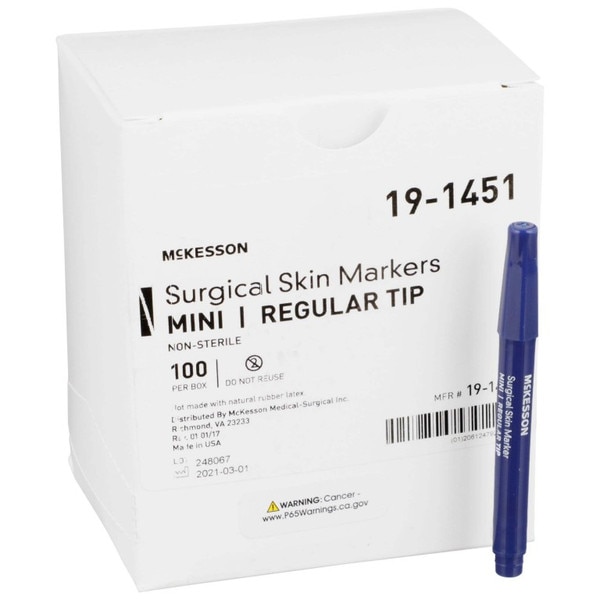 McKesson Surgical Skin Marker, Violet Ink, NonSterile, 19-1451, Each ...