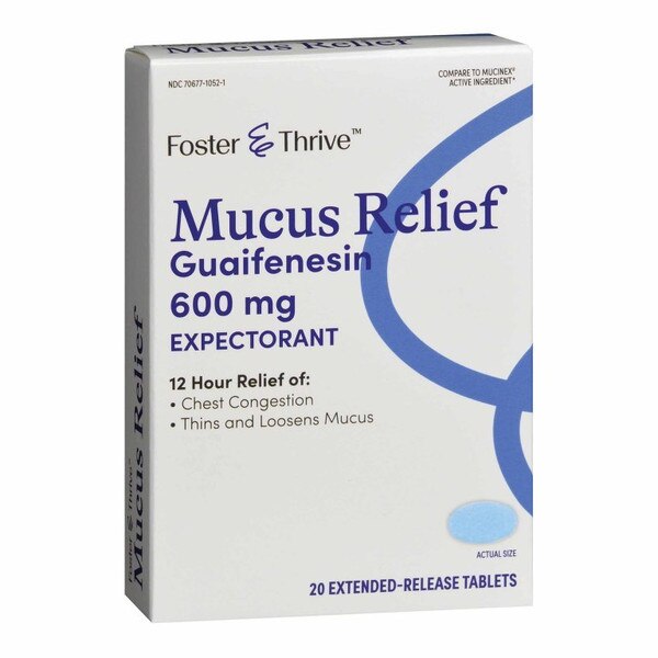 Expectorant Foster & Thrive™ 600 mg Strength Extended Release Tablet ...