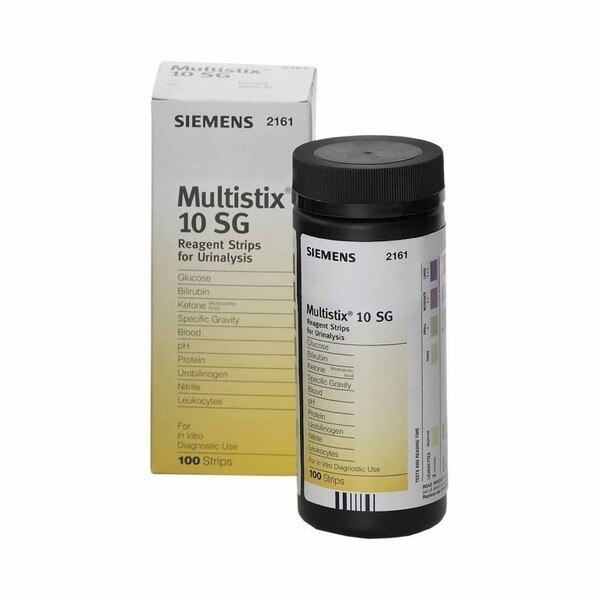 Multistix Urinalysis Reagent, Bilirubin, Blood, Glucose, Ketone ...