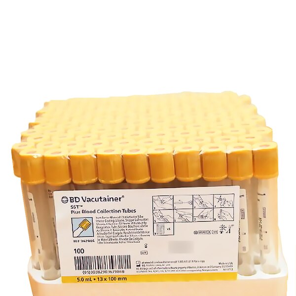 BD Vacutainer® Plus Venous Blood Collection Tube Clot Activator ...