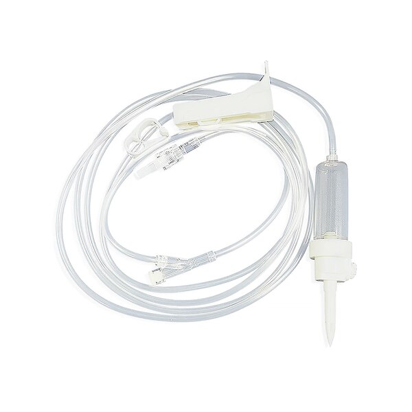 Exel IV Administration Set, 15dr, 78", Luer Lock/Slip, 50/Box | Med-Vet ...