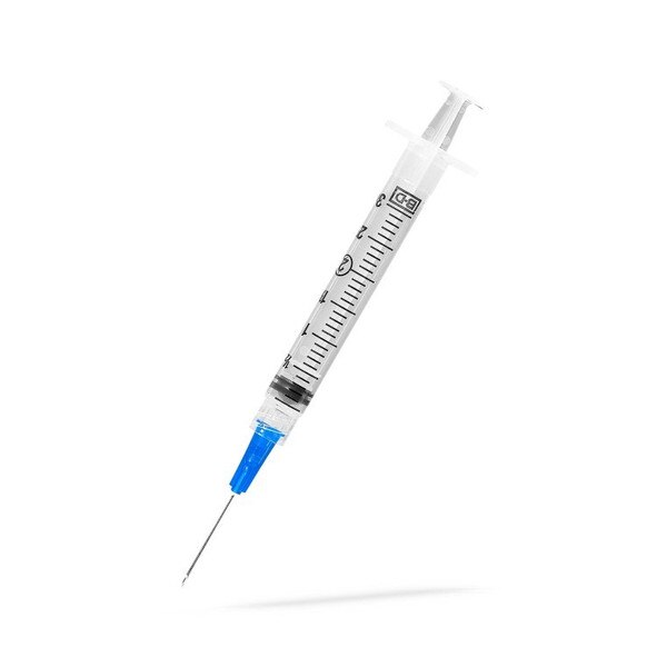 Standard Hypodermic Syringe with Needle PrecisionGlide™ 3 mL 1-1/2 Inch 23 Gauge NonSafety Thin ...