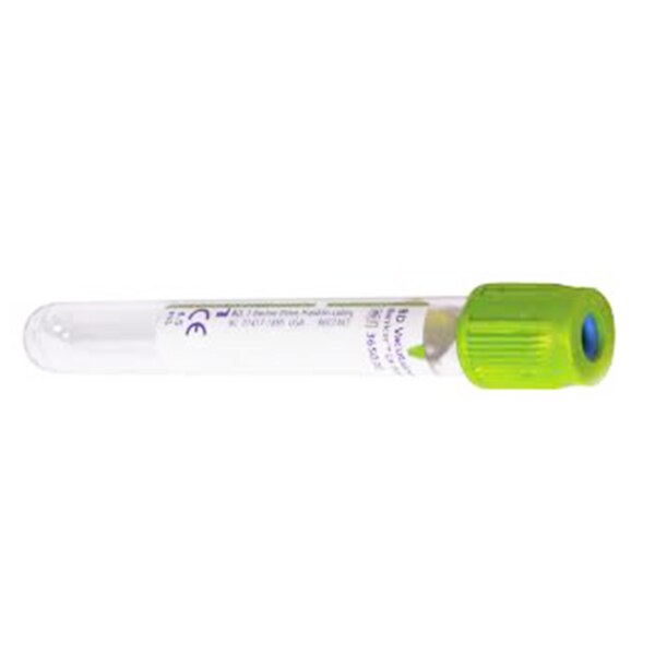 BD Vacutainer Barricor, Blood Collection Tube, Plastic, 5.5mL, 13 x ...
