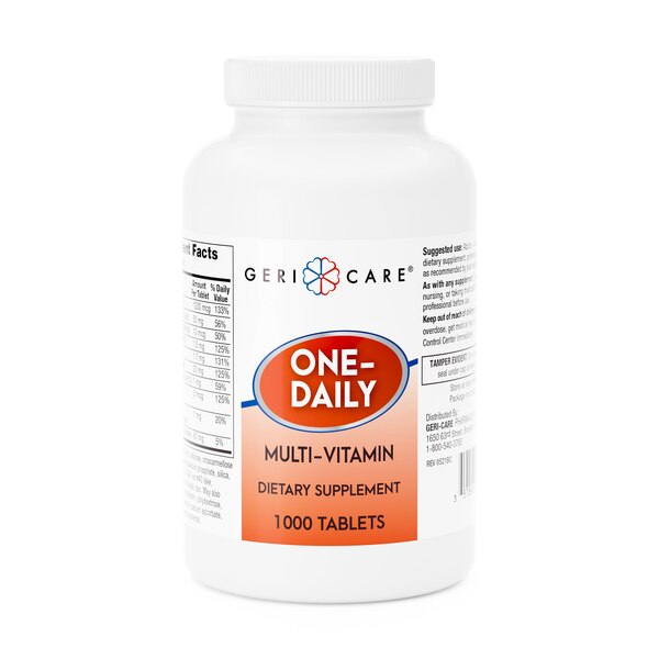 Geri-Care® One-Daily Multivitamin Supplement, 501-10-GCP, 12000 Tablets | Med-Vet International