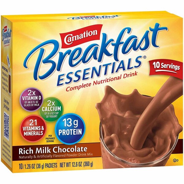 Oral Supplement Carnation Breakfast Essentials® Rich Milk Chocolate ...