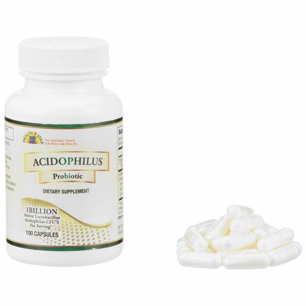 Probiotic Dietary Supplement Health Star Capsule, 866-01-HST, 100 ...