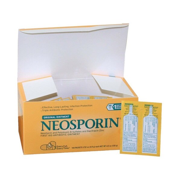 Neosporin® Bacitracin / Neomycin / Polymyxin B First Aid Antibiotic ...