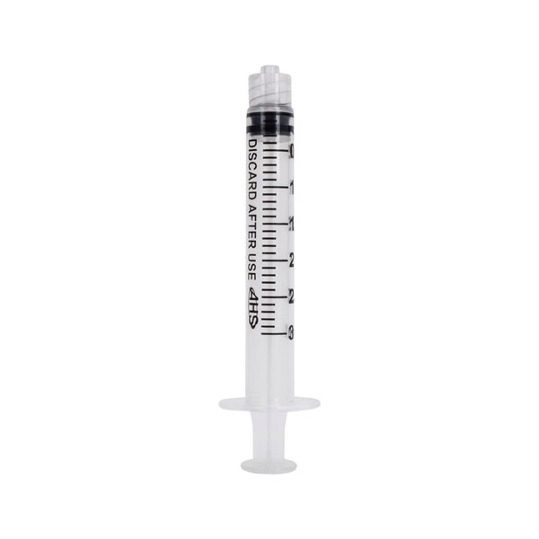 AHS Syringe, 3mL, Luer Lock, 1 each, AH03L | Med-Vet International