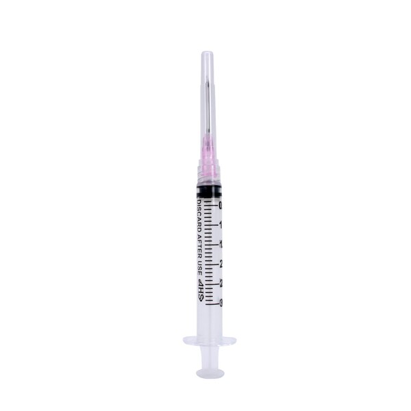 AHS Syringe & Needle, 3mL, Luer Lock, 18 X 1", Hypodermic, 1 each ...