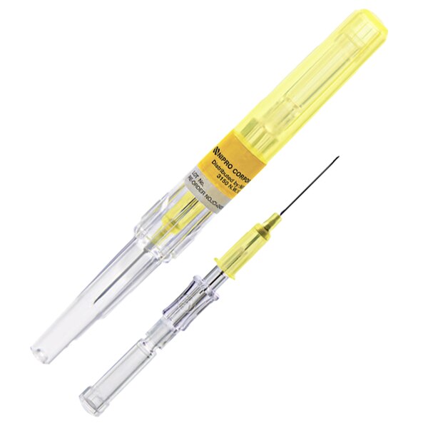 Nipro Safelet IV Catheter, 24G x .75-in, 50/Box | Med-Vet International