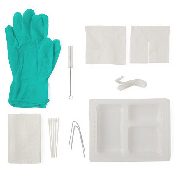 Tracheostomy Care and Cleaning Trays, One Compartment, 20/Case ...
