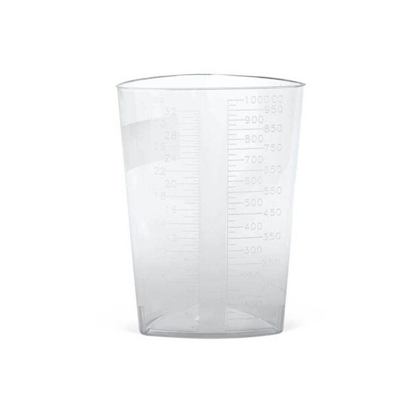 Triangular Intake / Output Container, Graduated, Clear, 10/Pack ...