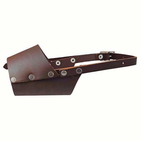 Jorvet Leather Muzzle, Large, 8in., J0230D | Med-Vet International