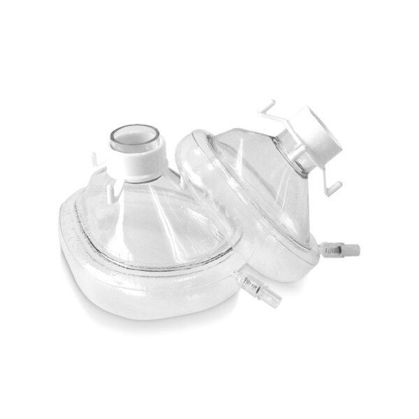 Disposable Anesthesia Mask, 2" ID Widest Area, x 3-1/2", Vertical ID ...