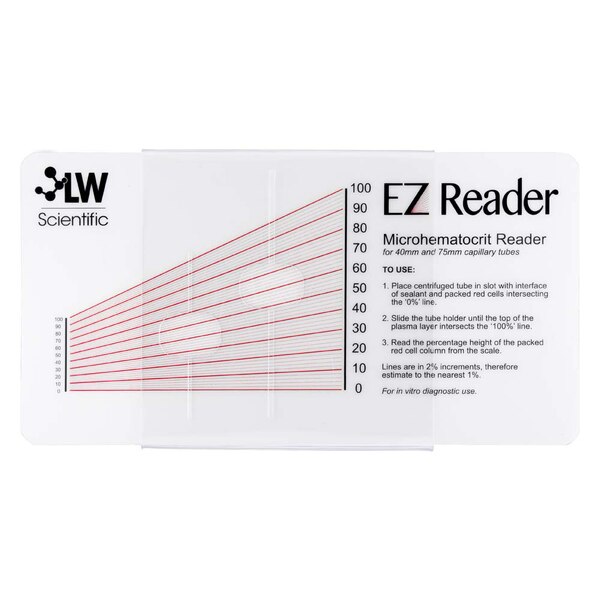 Microhematocrit Reader EZ Card, J0501EZ | Med-Vet International