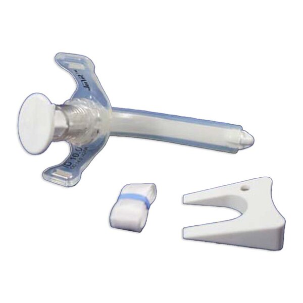 Silicone Tracheostomy Tube 10mm Uncuffed, J0690N | Med-Vet International
