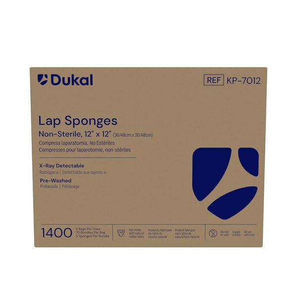 Non Sterile X-Ray Detectable Laparotomy Sponges, 12" x 12", 70pk/Bag, 4 ...