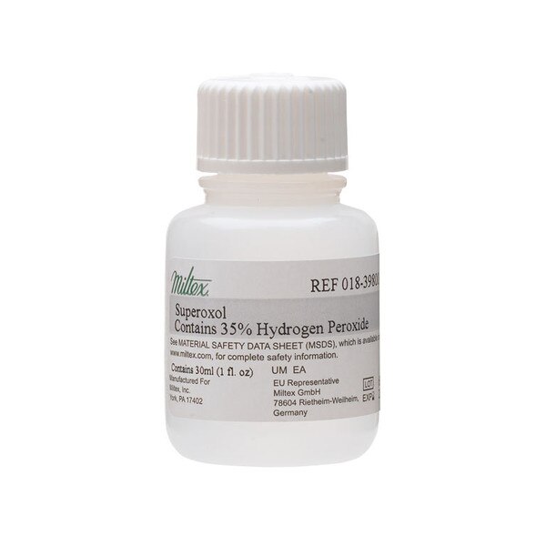 Miltex Superoxol Bleaching Agent, Hydrogen Peroxide, 35%, 1 oz, Each ...
