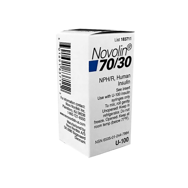 Novolin Insulin Injection 100u/mL MDV, 10mL/Vl | Med-Vet International
