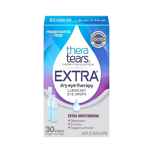 TheraTears Extra Lubricant Eye Drops Dry Eye Therapy Preservative Free ...