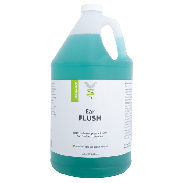 Vet Basics Ear Flush, Acetic Acid and Boric Acid, Gallon | Med-Vet ...