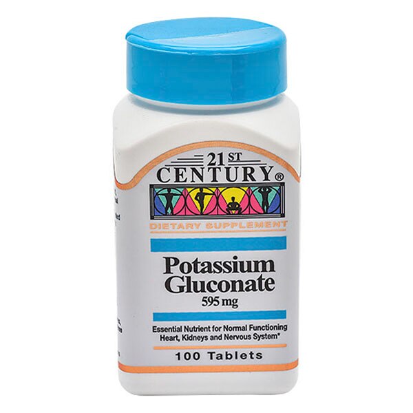 Potassium Gluconate, 595mg, 100 Tablets | Med-Vet International