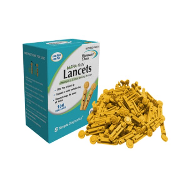 Pharmacist Choice Lancets, 33G, 100/Box | Med-Vet International