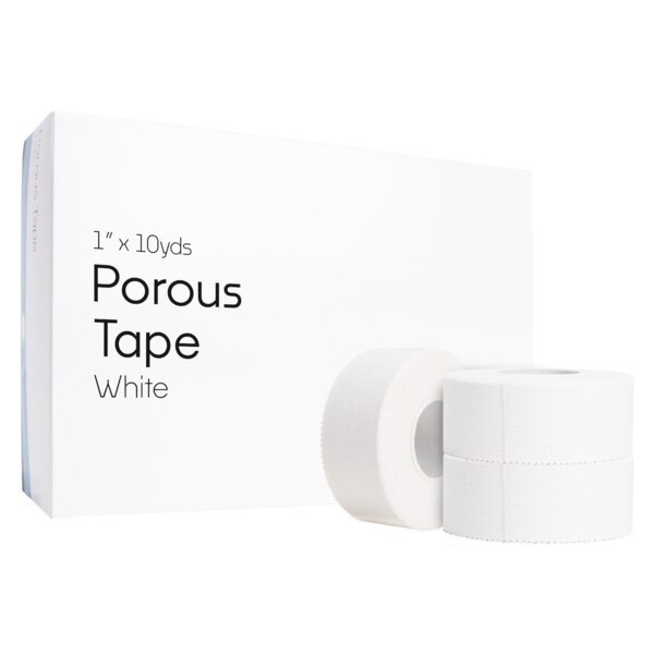 Porous Tape, 1" x 10 Yards, 12/Box | Med-Vet International