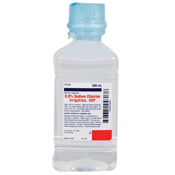 0.9% NACL For Irrigation, 500mL Bottle | Med-Vet International