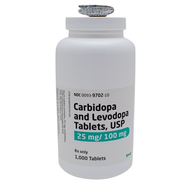 Carbidopa & Levodopa, Tablets, 25/100mg, 1000 Count | Med-Vet International