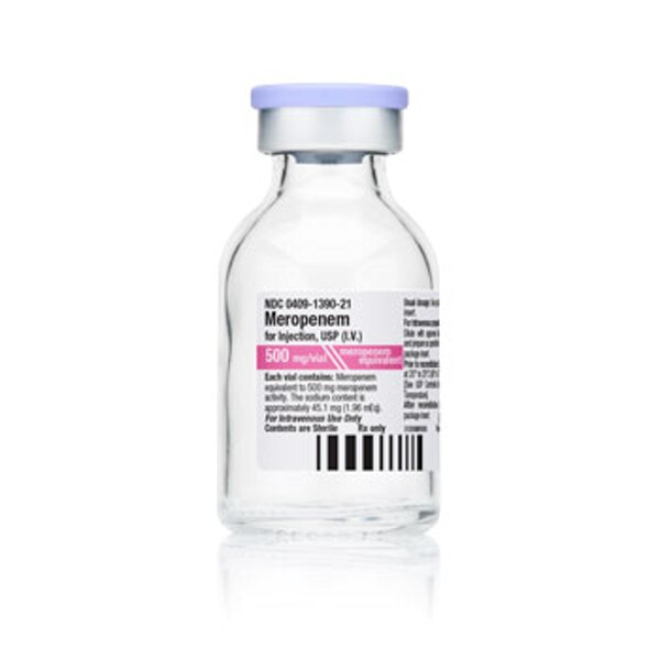 Meropenem, Powder Solution for Injection, 500mg, 10 Vials | Med-Vet ...