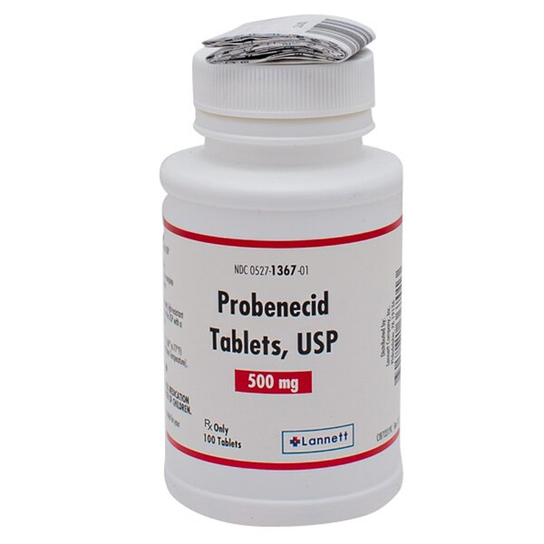 Probenecid, 500mg, 100 Tablets | Med-Vet International