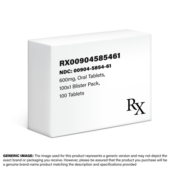 Ibuprofen, 600mg, Oral Tablets, 100x1 Blister Pack, 100 Tablets | Med ...