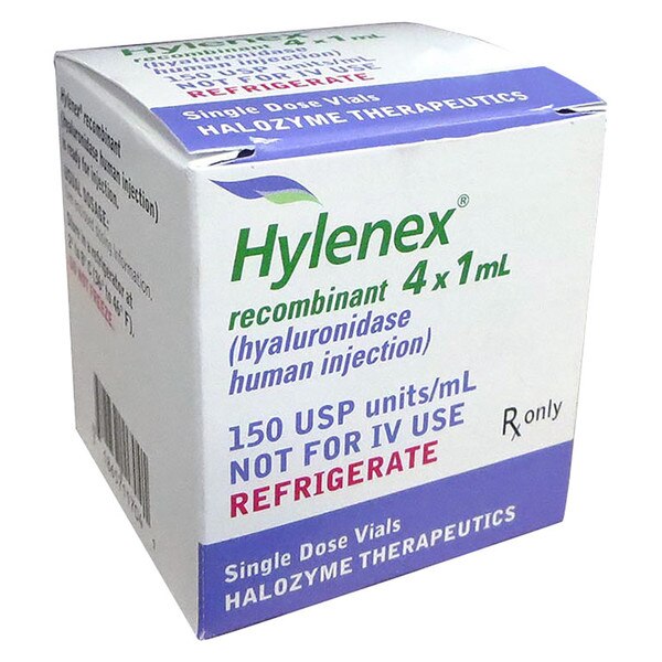 Hylenex® Hyaluronidase, Human Recombinant, 150 Unit / mL, 1mL ...