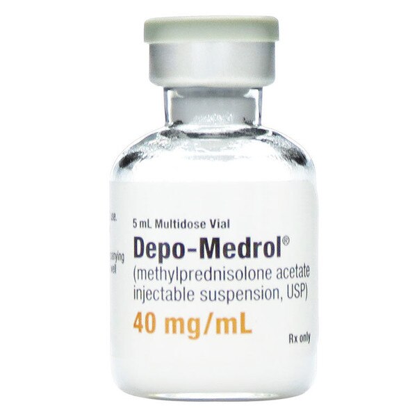 Methylprednisolone Injection 40mg/ml, 5mlGeneric: Depo-Medrol | Med-Vet ...