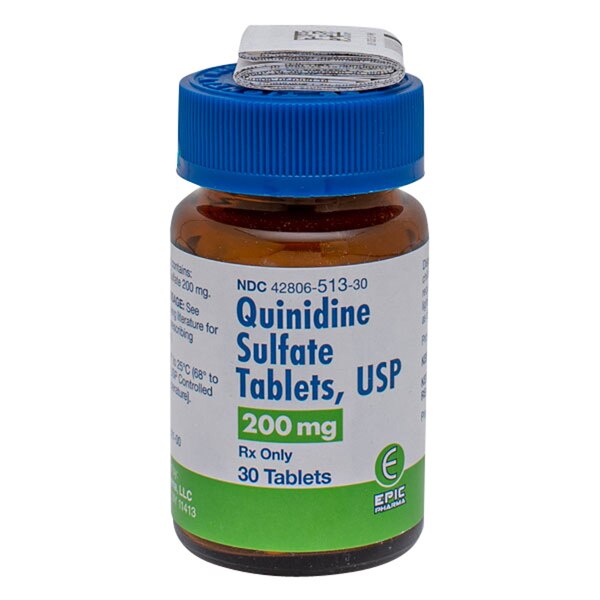 Quinidine Sulfate, 200mg, 30 Tablets | Med-Vet International