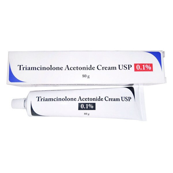 0.1% Triamcinolone Acetonide Cream, 80gm Tube | Med-Vet International