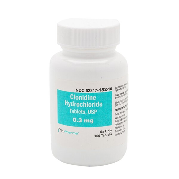 Clonidine, 0.3mg, 100 Tablets | Med-Vet International