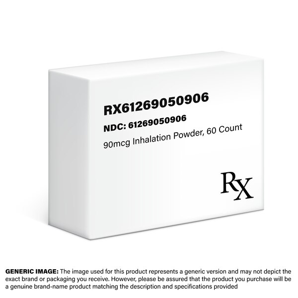 Pulmicort Flexhaler, Inhalation Powder, 90mcg, 60 Count | Med-Vet ...