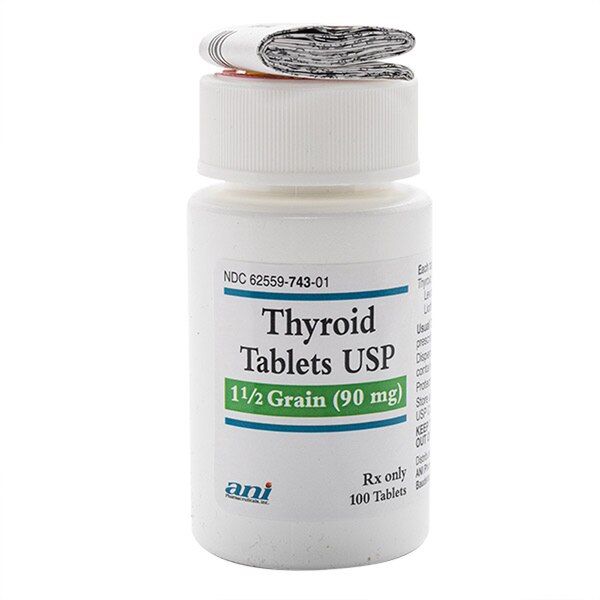 Thyroid Oral Tablets, 90mg, 100 Tablets | Med-Vet International