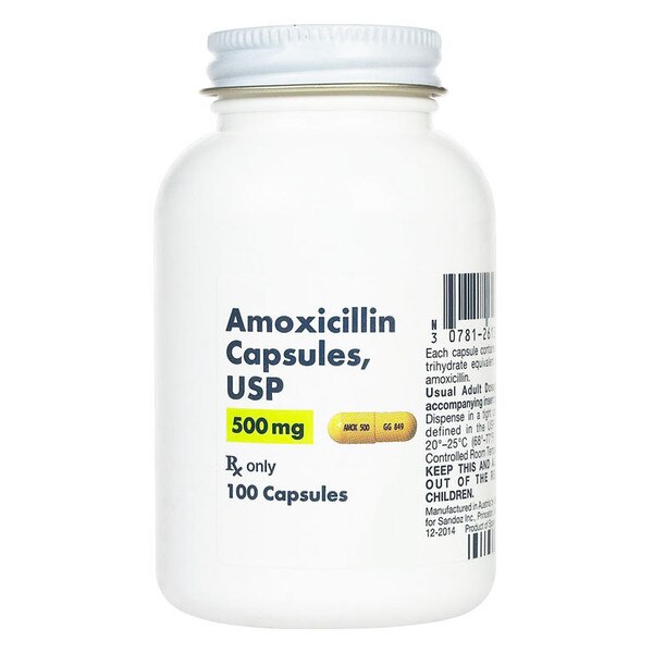 Amoxicillin Capsules (amoxil), 500mg, 100ct | Med-Vet International
