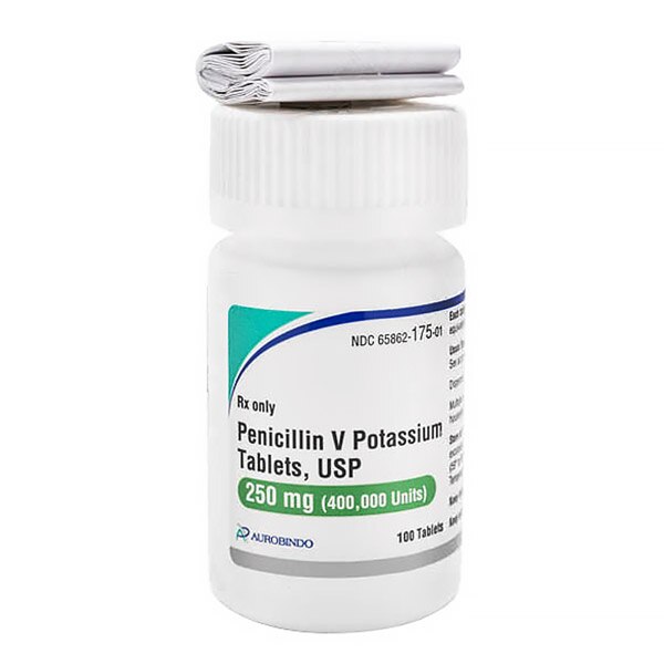 Penicillin VK, 250mg, 100 Tablets | Med-Vet International