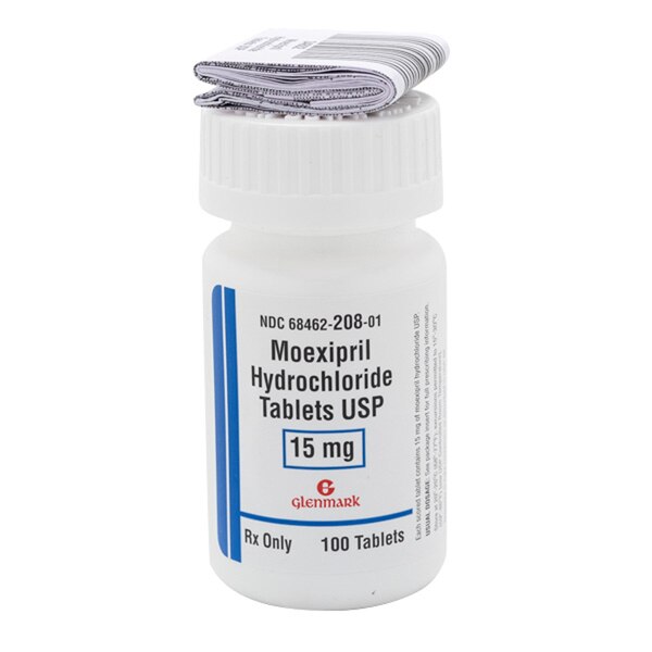 Moexipril HCl, 15mg, 100 Tablets | Med-Vet International