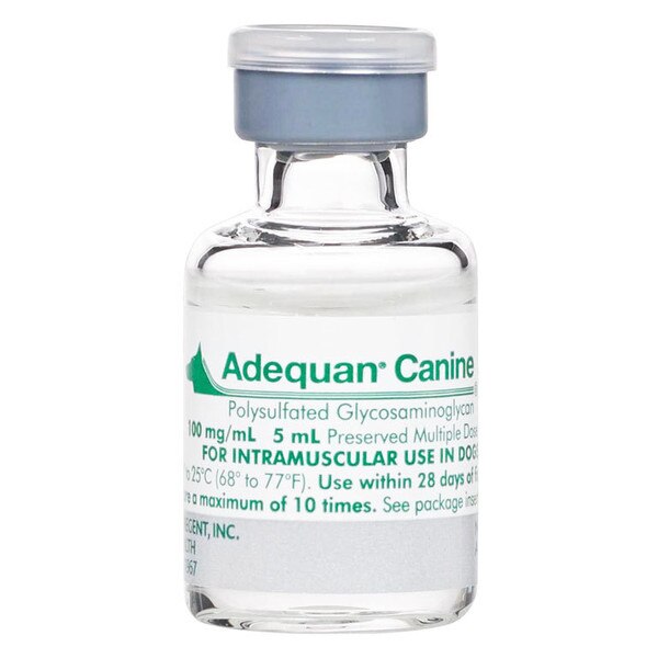 100mg/5mL Adequan® Canine Injection, 100mg/5mL (2 5mL Vials/box | Med ...
