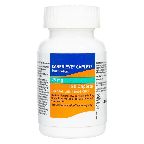 Carprieve® Carprofen Caplets, 75mg, 180ct | Med-Vet International