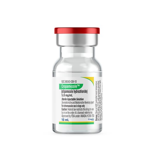 Cropamezole, Atipamezole Hydrochloride, for injection (USP), 5 mg/mL ...