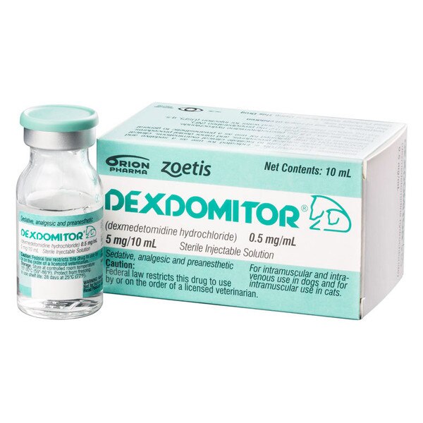 0.5mg/mL, 10mL Zoetis Dexdomitor, Veterinary Prescription | Med-Vet ...