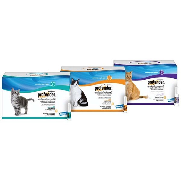 Profender for Cats, Small, Teal -7.5MG Emodepside, 30MG Praziquantel, 0 ...