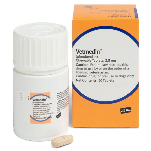 Vetmedin (pimobendan) Tablets, 2.5mg, 50ct | Med-Vet International