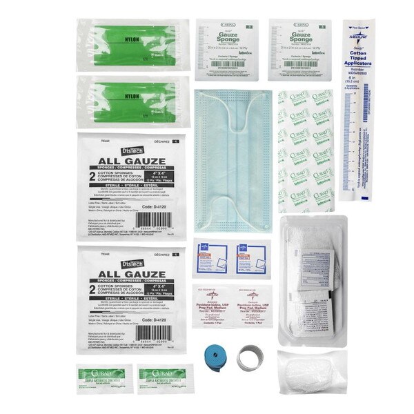 26-pc. First Aid Medical Supplies Emergency Wound Suture Kit | Med-Vet ...